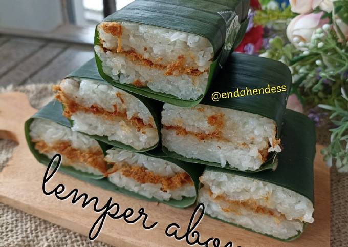 Resep Lemper abon potong💚 oleh Endah Mumpuni - Cookpad