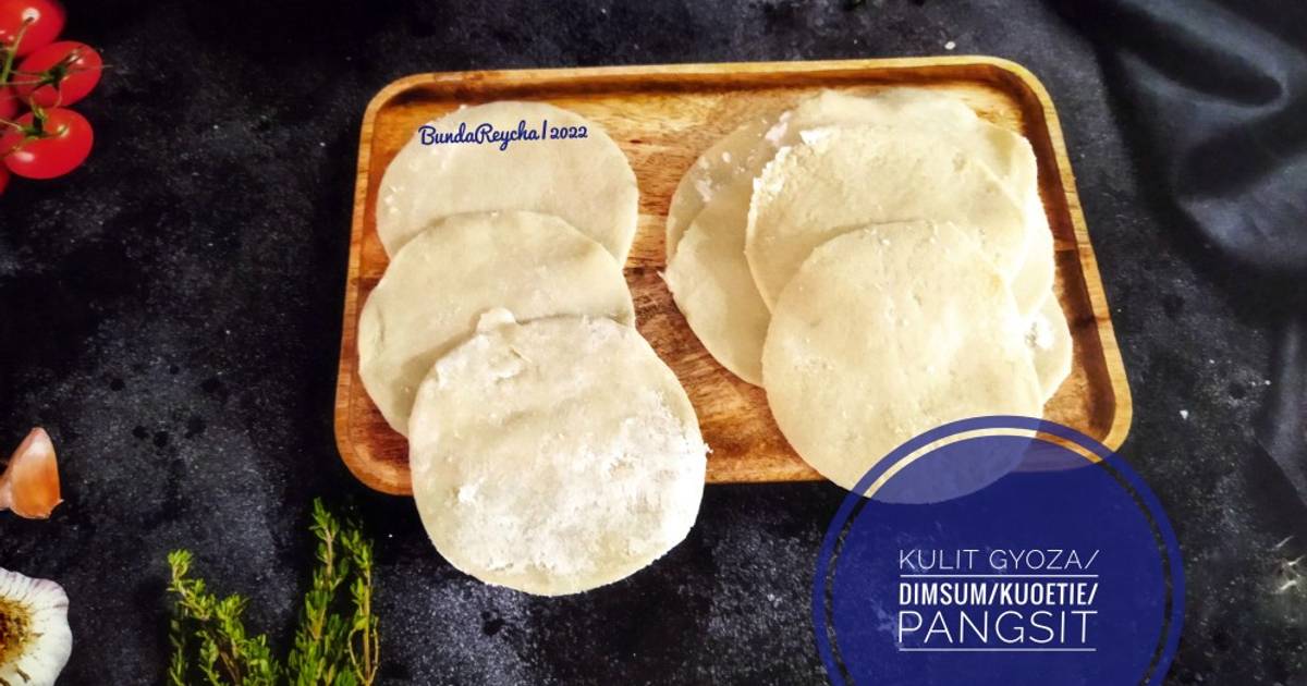 Resep 437. 🥟 Kulit Gyoza/Dimsum/Kuoetie/Pangsit oleh Intan Zahra Al ...