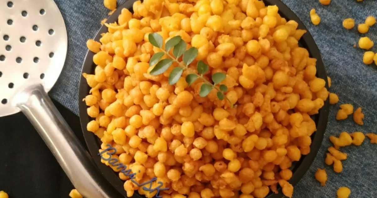 Salted Bundi Recipe by Bansi Kotecha - Cookpad