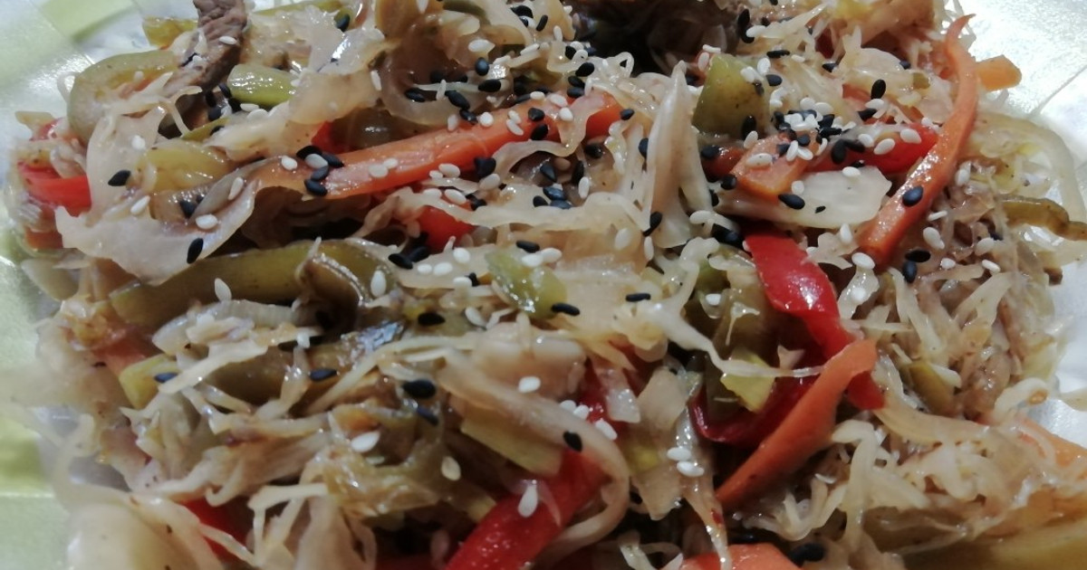 Wok De Carne Magra Y Vegetales Receta de Patricia Copello