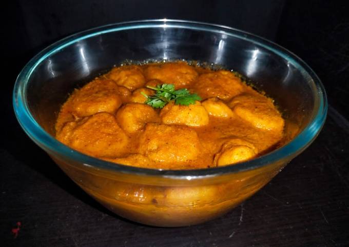 Dahi (besan bari spicy gravy) Recipe by Archana Devi ( Chaurasia) - Cookpad