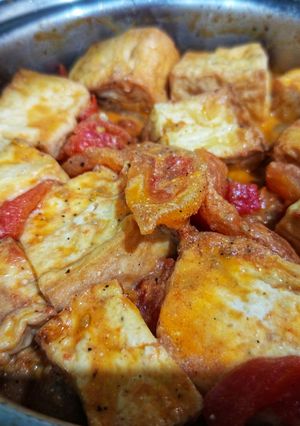 Cách Làm Món Đậu Hũ Kho Chao/Cà Chua của Khanh Tran - Cookpad