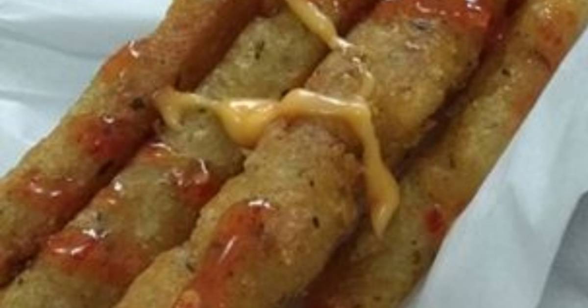Resep Long cheesy fries oleh Nad's Kitchen - Cookpad
