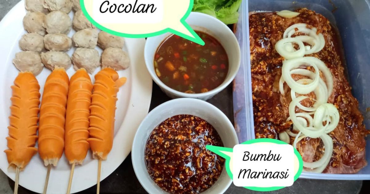 Resep cocolan bakaran tahun baru rumahan enak dan mudah - Cookpad