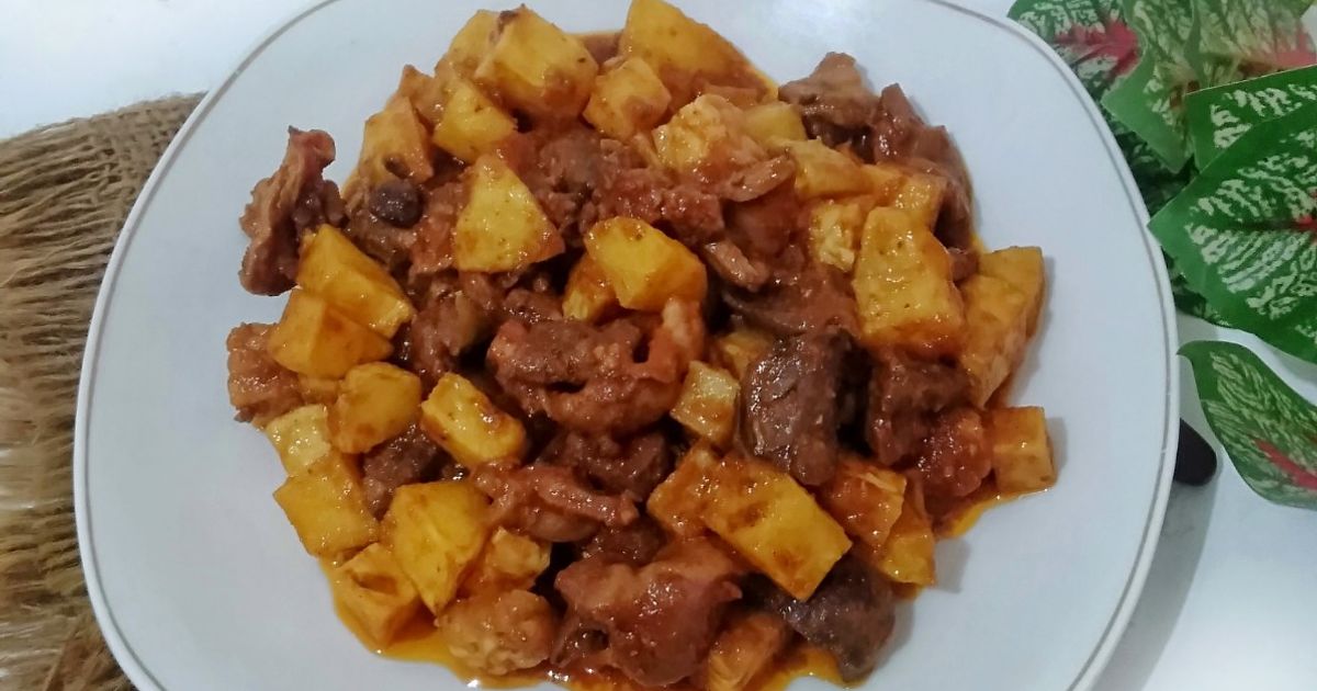 Resep Sambal Goreng Kentang Hati Ampela oleh farida Sulthan 🇮🇩 (IG. Malika02782) - Cookpad