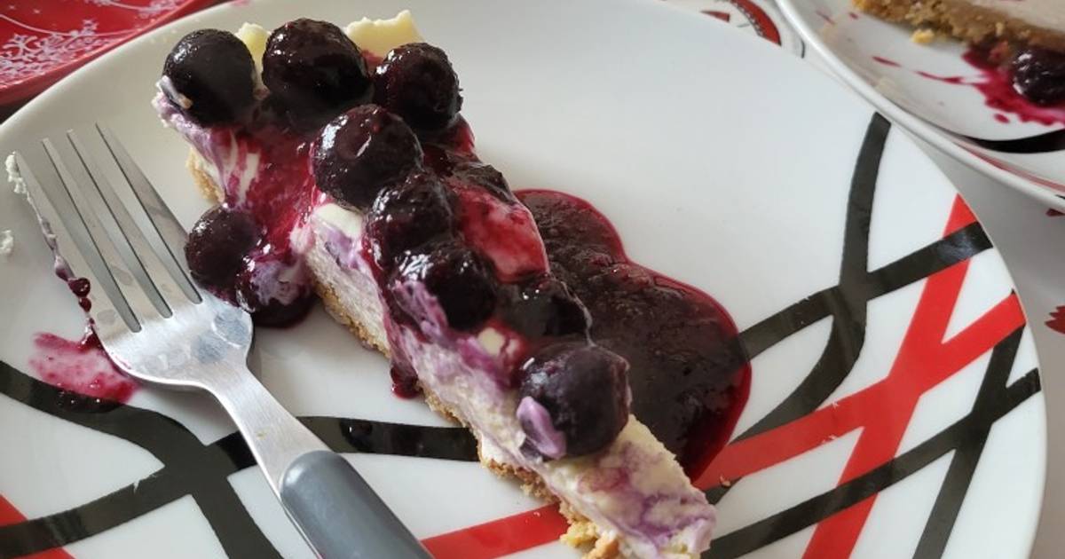 Áfonyás fehercsokis sajttorta | Alexandra Varga receptje - Cookpad receptek