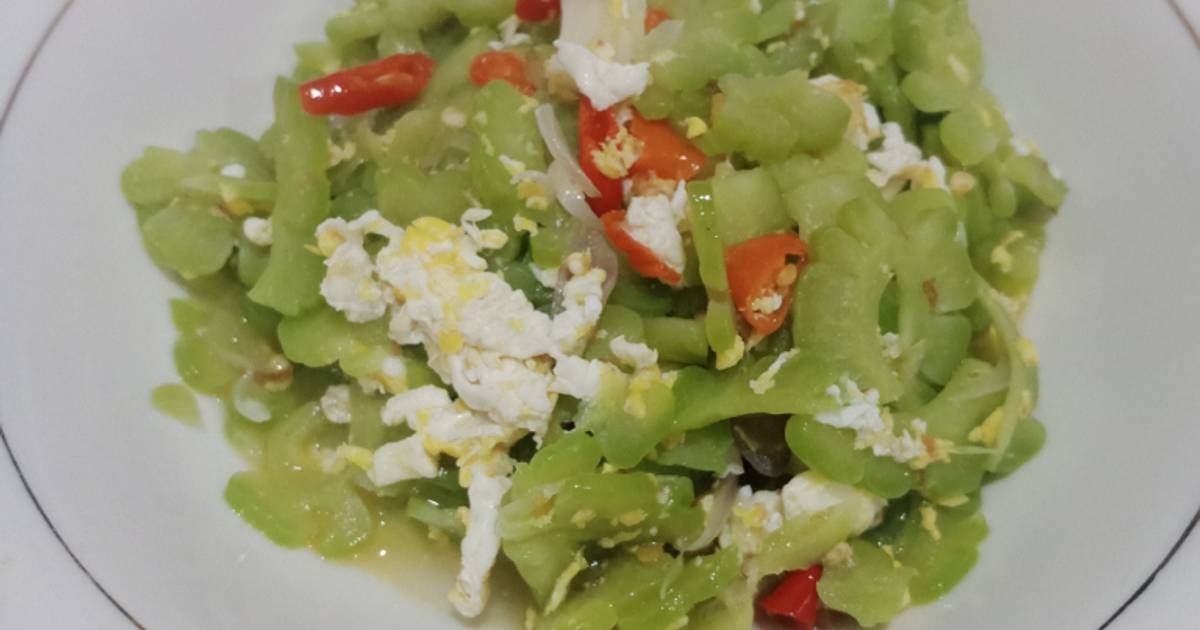 Resep Oseng Pare Telur oleh Vita Safitri - Cookpad