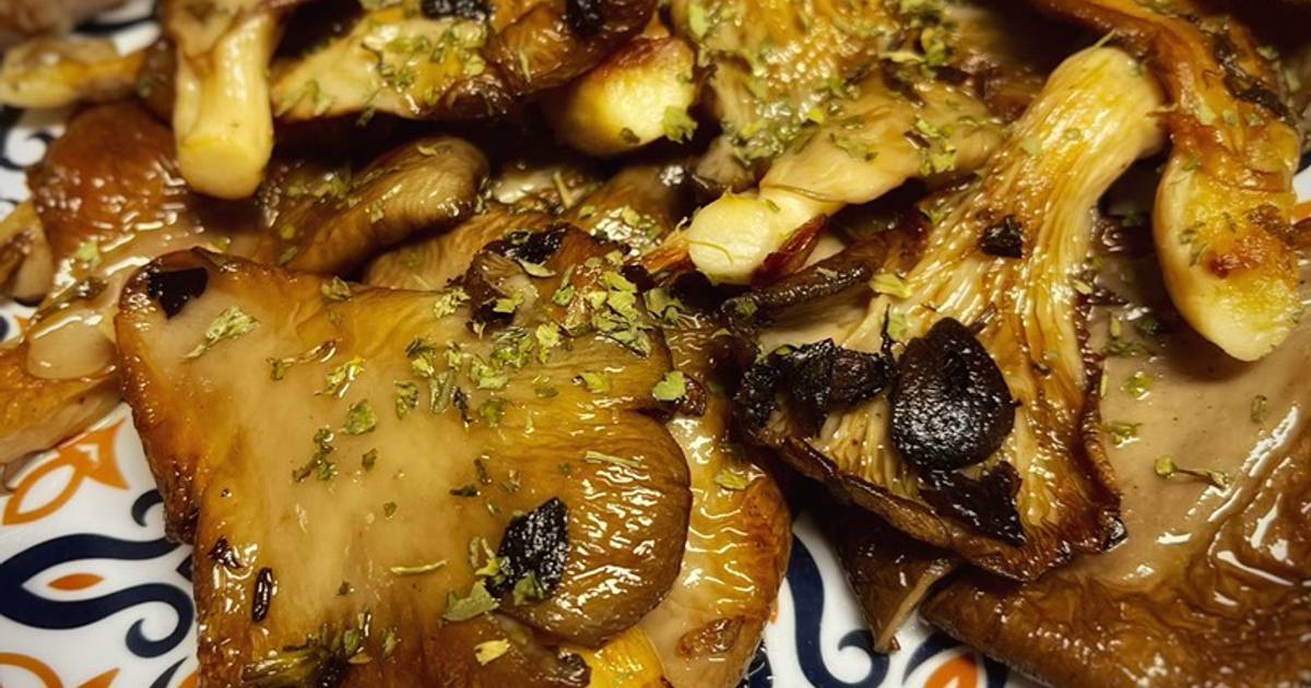 Setas al ajillo Receta de Arianne- Cookpad