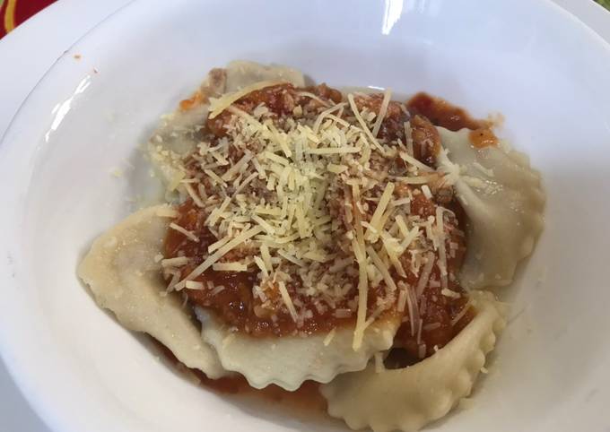 Ravioles de carne Receta de Maria Luisa Aguilar- Cookpad