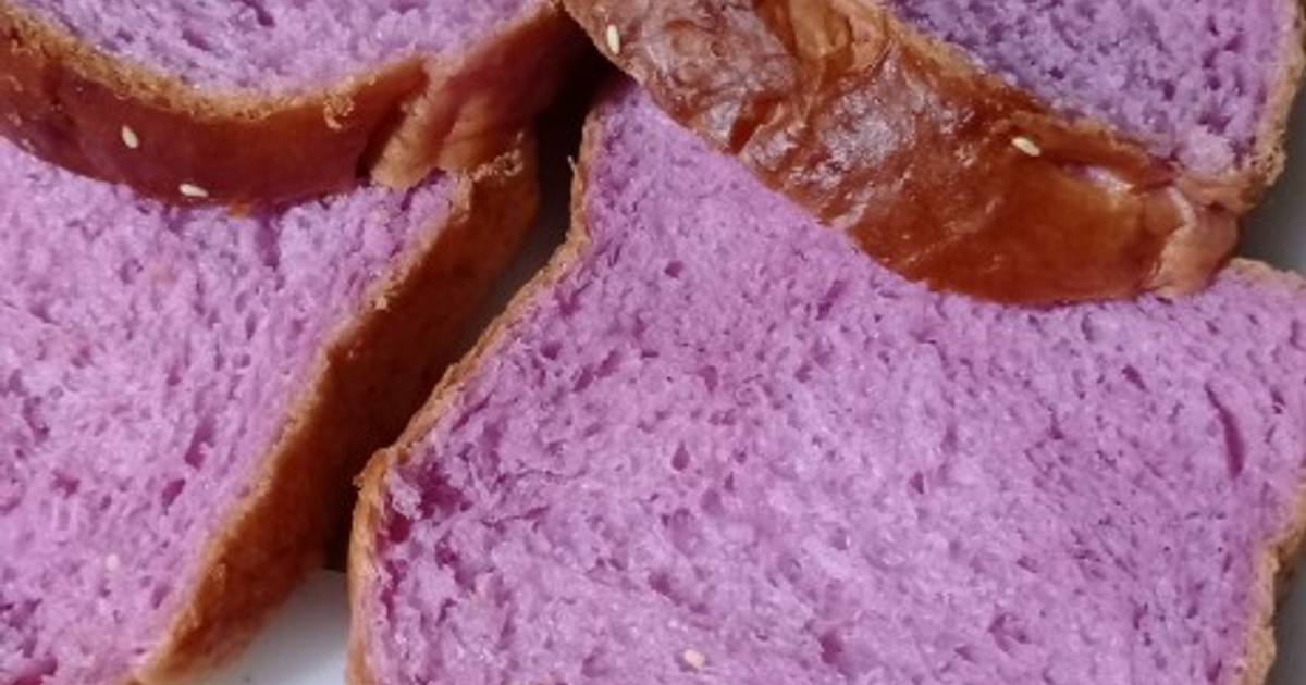 Resep Purple Sweet potato loaf(Roti ubi ungu) oleh Anita Permatasari ...