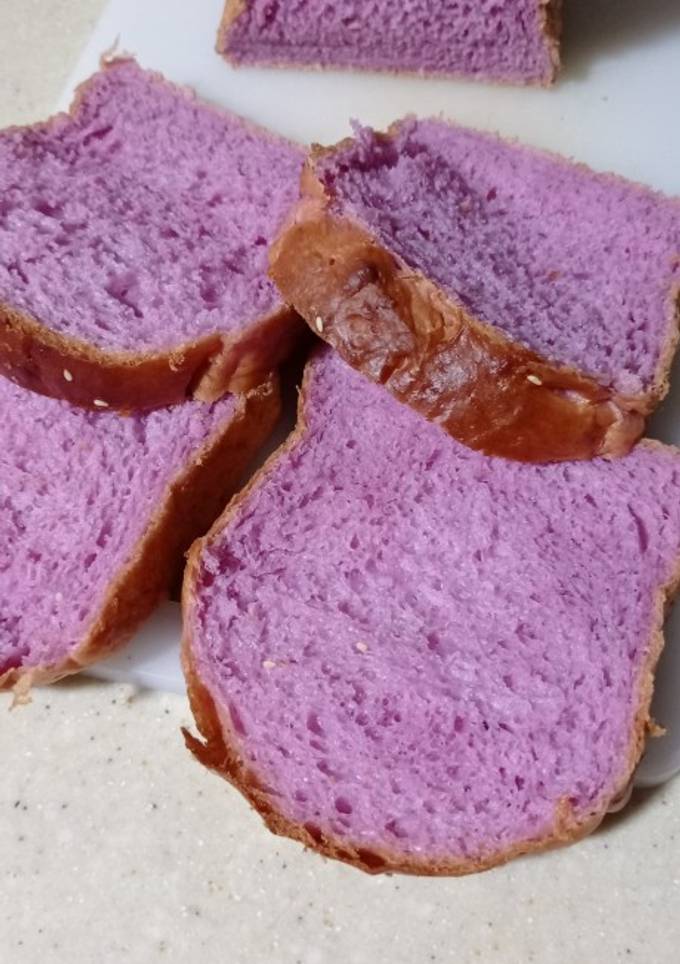 Resep Purple Sweet potato loaf(Roti ubi ungu) oleh Anita Permatasari ...