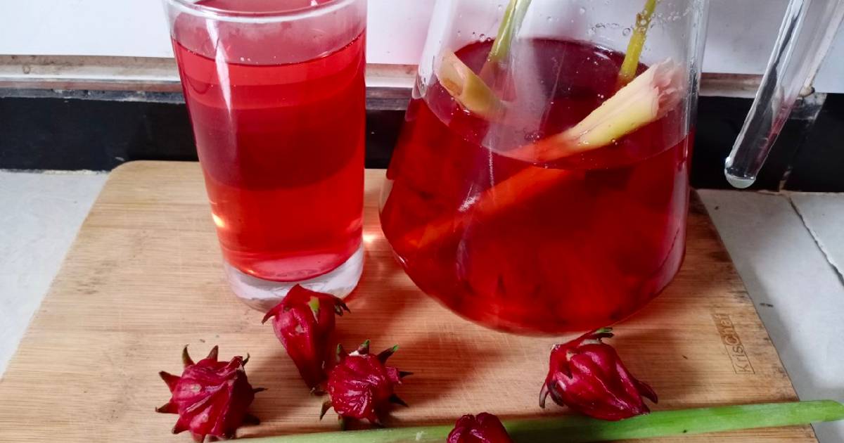 Resep Teh Rosela Sereh oleh Aang Hudaya - Cookpad