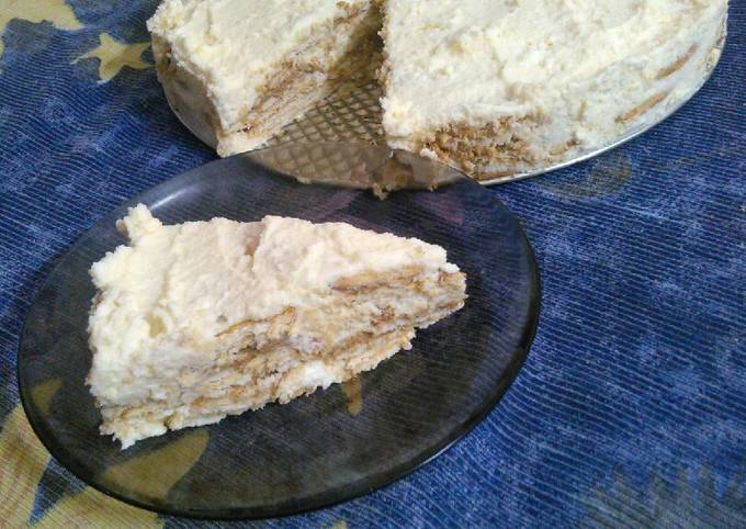 Torta fría de ricota Receta de kiki- Cookpad