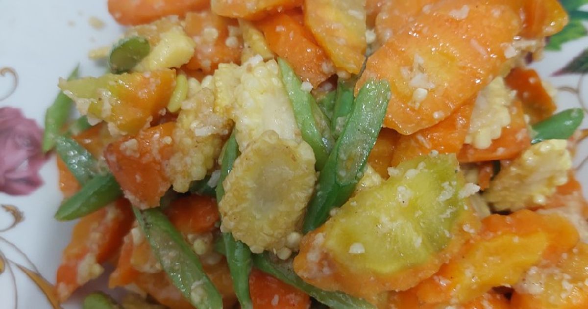 Resep Capcay Putren Wortel Buncis oleh Widya Aprilla - Cookpad