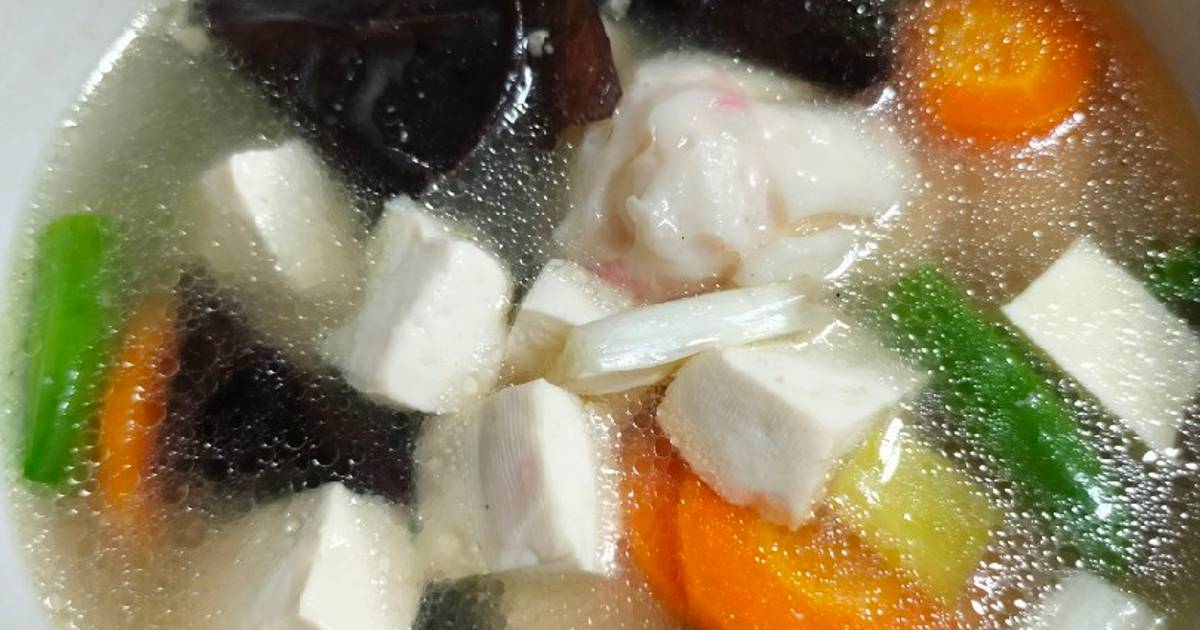 78 resep sop tahu jamur putih enak dan mudah - Cookpad