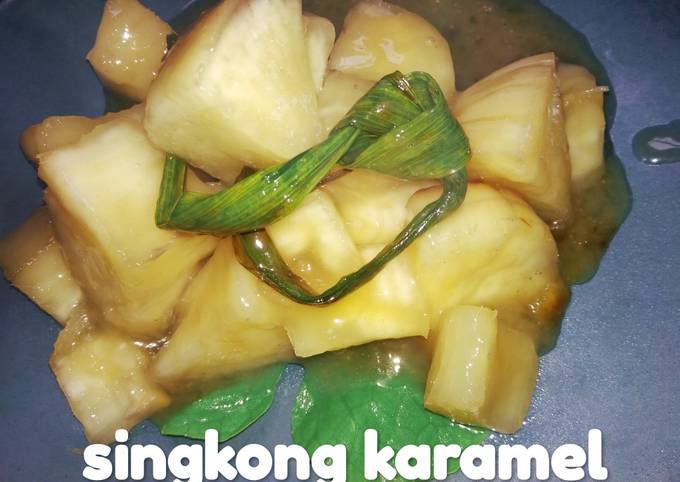 Resep Singkong karamel simple oleh Umii_faozi - Cookpad