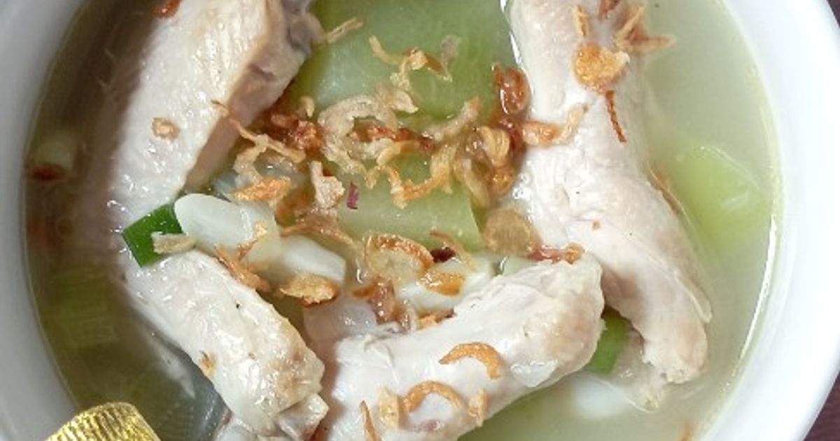 Resep #910 Sup Labu Siam Ayam oleh Ratih Anita Dewi - Cookpad
