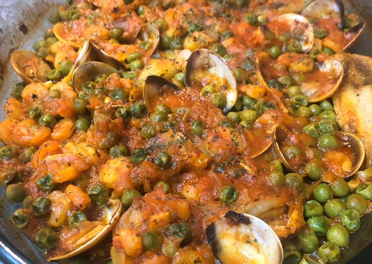Colas de rape al horno con guisantes Receta de tonino- Cookpad Colas de rape al horno con guisantes Receta de tonino- Cookpad