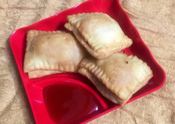 Pizza mc puff McDonald style Recipe by Priti agarwal - Cookpad