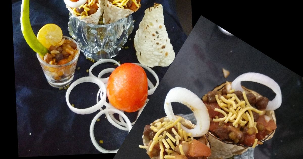 Sprouts Papad Cone Chat Recipe by pooja Ladva - Cookpad