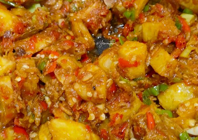 Resep Kentang Balado Ebi oleh Yeni Octav - Cookpad