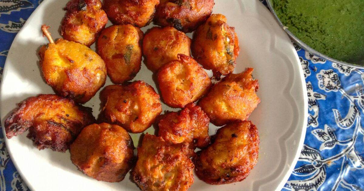 সোমা হালদার দ্বারা পুদিনা লেমন চিকেন পকোড়া (Pudina Lemon Chicken ...