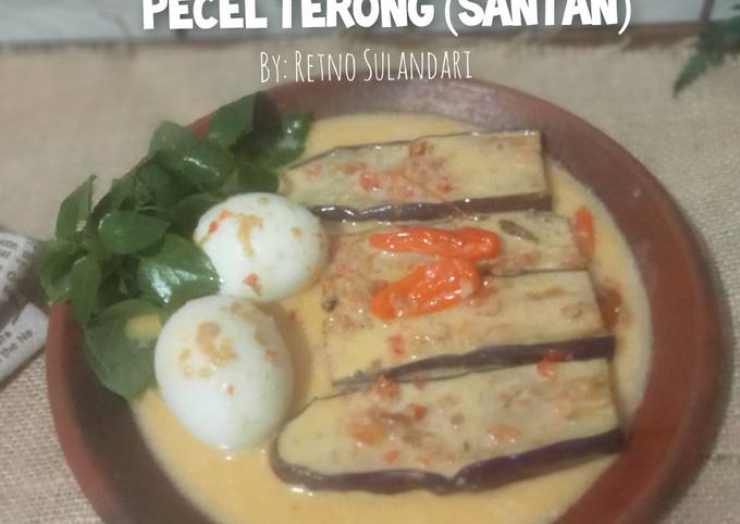 Resep 46= Pecel TERONG (santan) oleh Retno Sulandari - Cookpad
