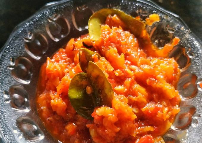Resep Sambal goang oleh Saluna Mahira - Cookpad
