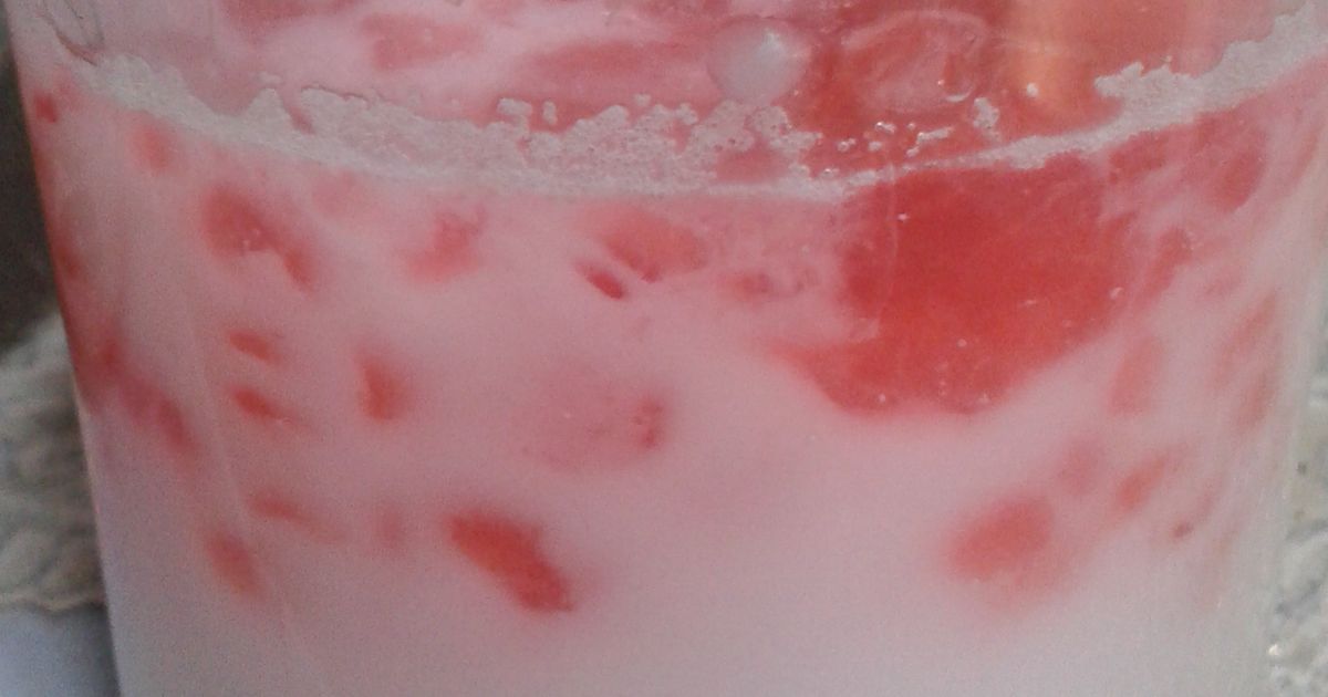 Resep Es Merah Putih ( Mutiara Santan) oleh Ana Khoiriyah - Cookpad