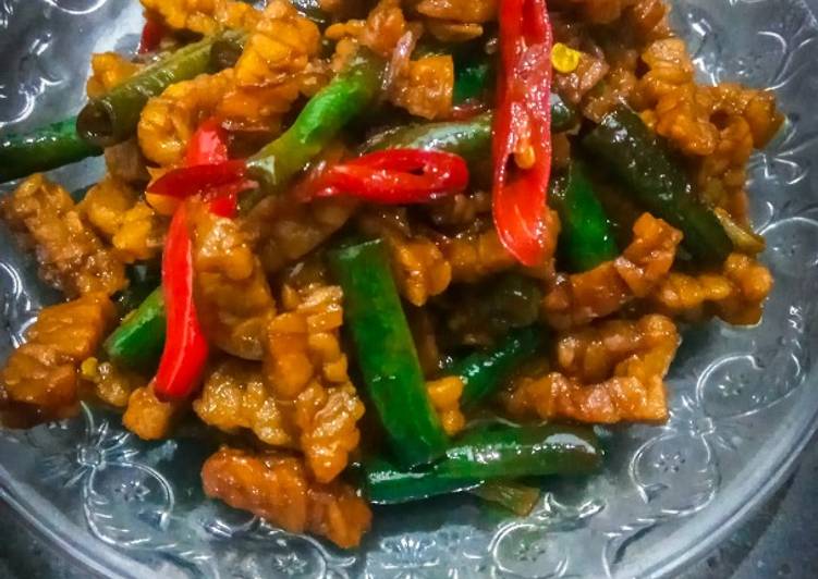 Resep Oseng tempe kacang oleh Leylaayu - Cookpad