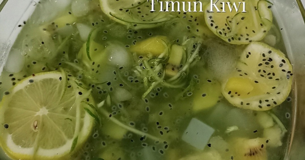 Resep Es Kuwut Timun Kiwi 💛 oleh Endah Mumpuni - Cookpad