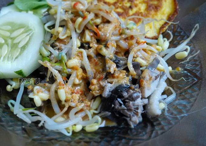 Resep Pecel Ontong / Jantung Pisang oleh Rachma Esty Utami - Cookpad