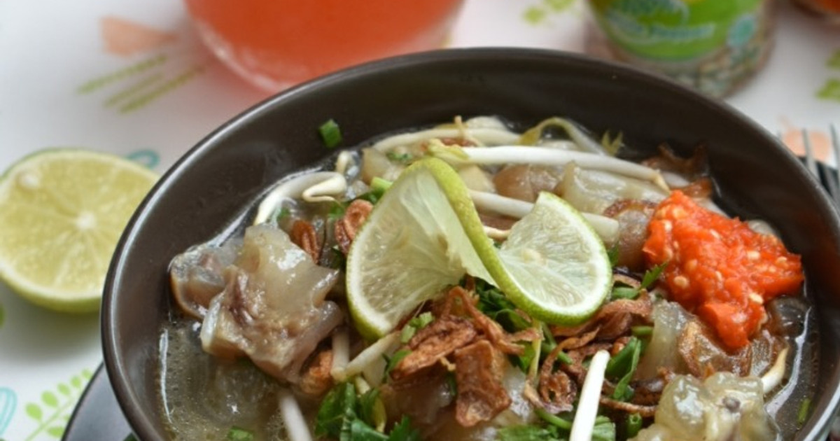 Resep Mie Kocok Kaki Sapi Bandung oleh Mommy Nawla#Jeehan - Cookpad