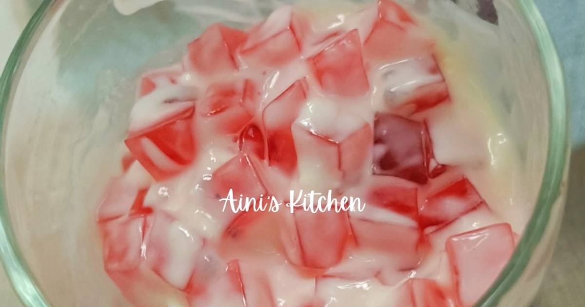 Resep Yoghurt Jelly Cimory oleh Aini's Kitchen - Cookpad