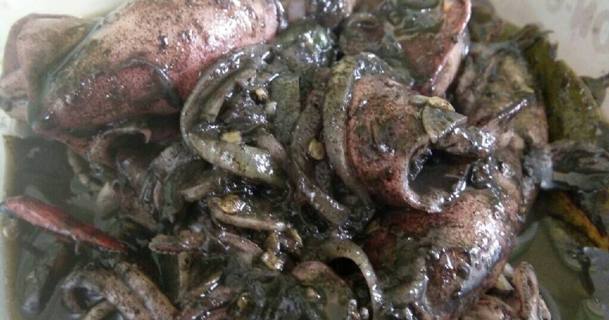 Resep Cumi item oleh Umi hani - Cookpad