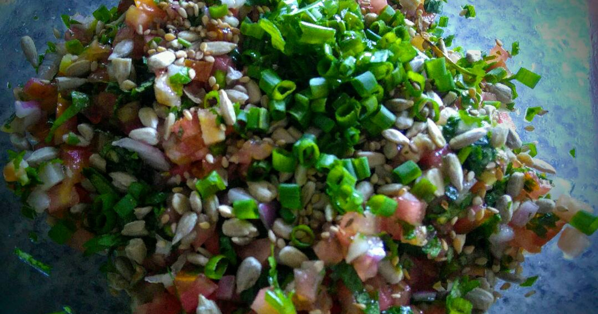 Pico De Gallo Con Semillas De Girasol Y Cebollín! Receta de 🌺Zandry ...