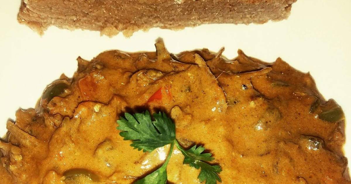 Omena cooked in coconut milk served with brown ugali Recipe by The ...