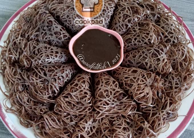Resipi Roti Jala Coklat oleh Nor Al Fatihah - Cookpad
