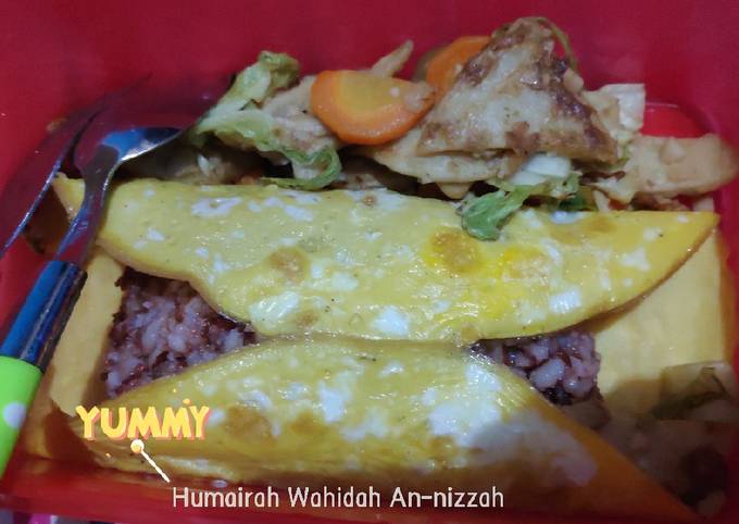 Resep Capjay Dadar Beras Merah oleh Pawon Yusra - Cookpad