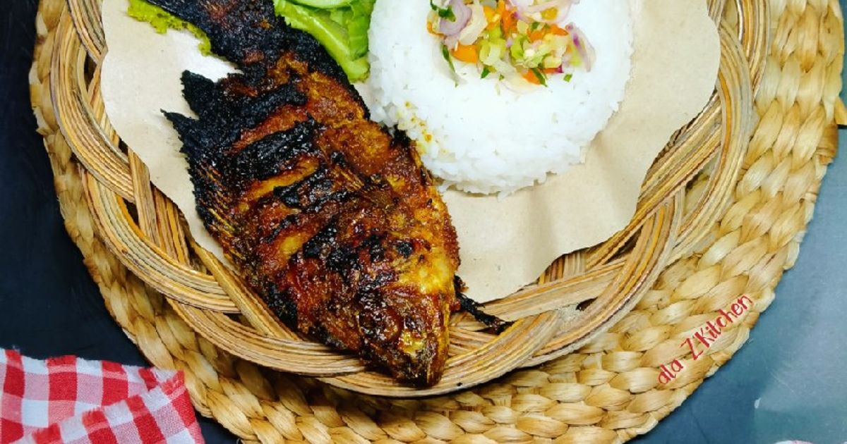 Resep Ikan Mujair Bakar Manis oleh Zhafran's Kitchen - Cookpad
