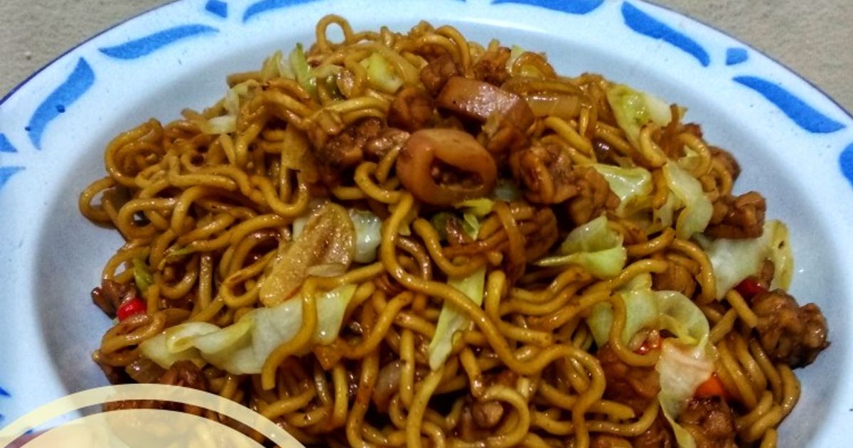 Resep Mie Goreng Tempe Cumi Asin oleh Nurul_Fajri - Cookpad