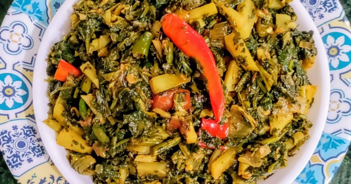 Kalmi Saag (Water Spinach) Recipe by Dr.Madhumita Mishra - Cookpad