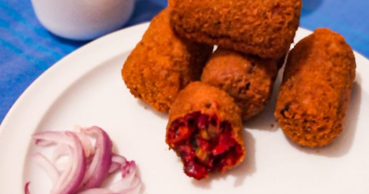 Bengali Vegetable Chop Beetroot Cutlet Recipe by The Epicurean Feast ...