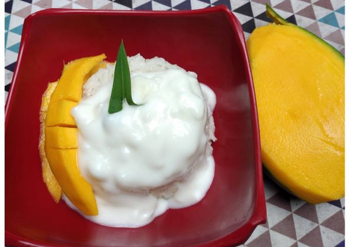 Resep Mango sticky rice oleh Eva - Cookpad