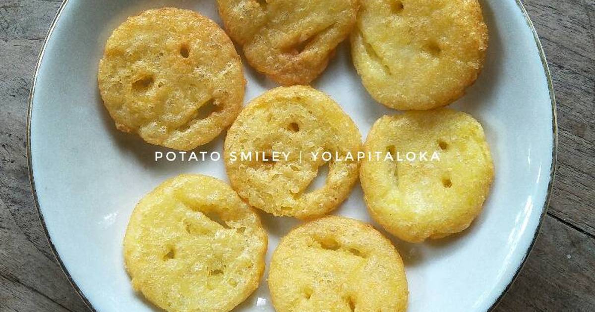 Resep Potato smiley oleh Yola Pitaloka - Cookpad