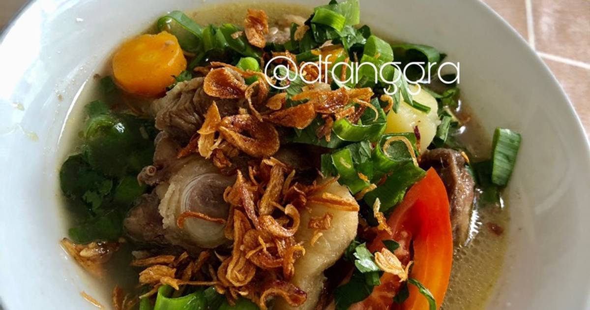 Resep Sop Buntut simple 🤍 oleh Anggra’s Diary - Cookpad