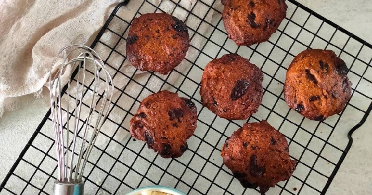 Resep Choco Chip cookies low carb (cemilan / snack) oleh Hana Handoko ...