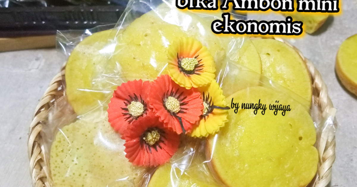 Resep Bika Ambon Mini Ekonomis oleh Nungky Wijaya - Cookpad