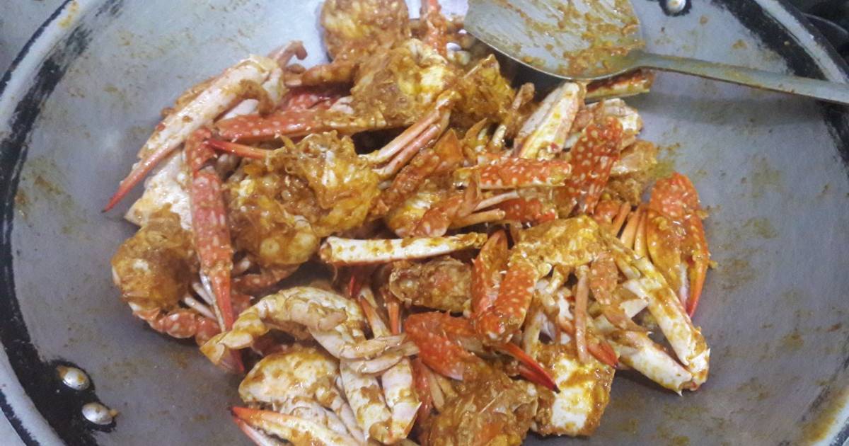 Resep Rajungan masak kari oleh Ella - Cookpad