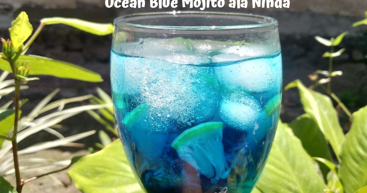 Resep minuman mocktail blue ocean rumahan enak dan mudah - Cookpad